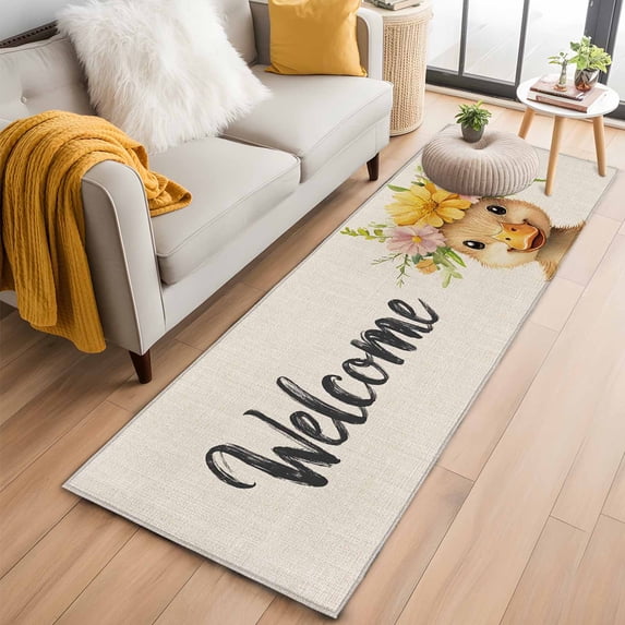 2x6 Washable Runner Rug, Duck Non-Slip Hallway Runner for Entryway ...