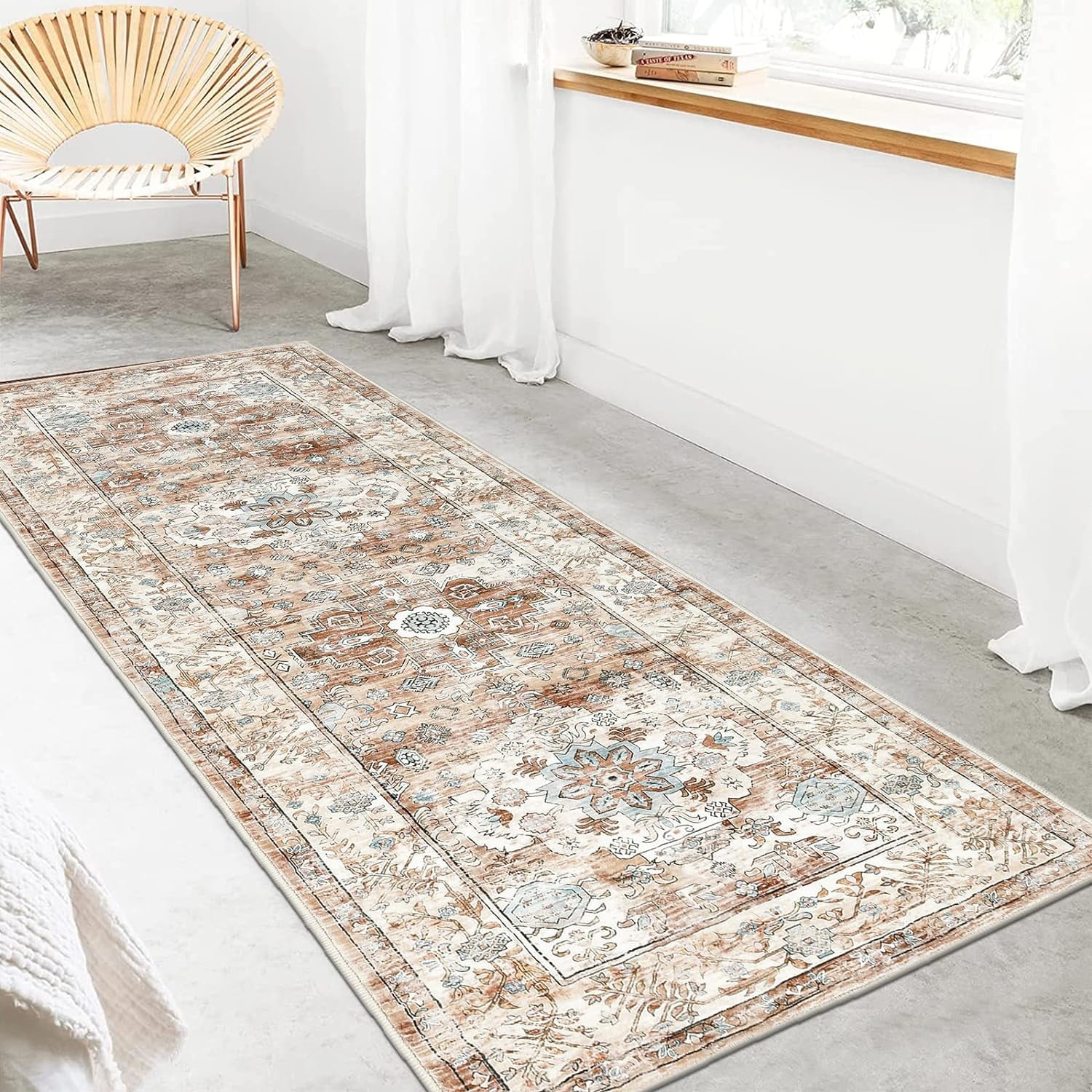 Yamaziot 2'x6' Boho Runner Rug for Hallway, Laundry Room Rug, Farmhouse ...