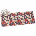 2x6ft Area Rug,4th of July American Daisy Flowers Washable Large Rugs ...