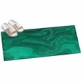 2x6ft Area Rug,Abstract Green Water Ripple Washable Large Rugs Soft Non ...