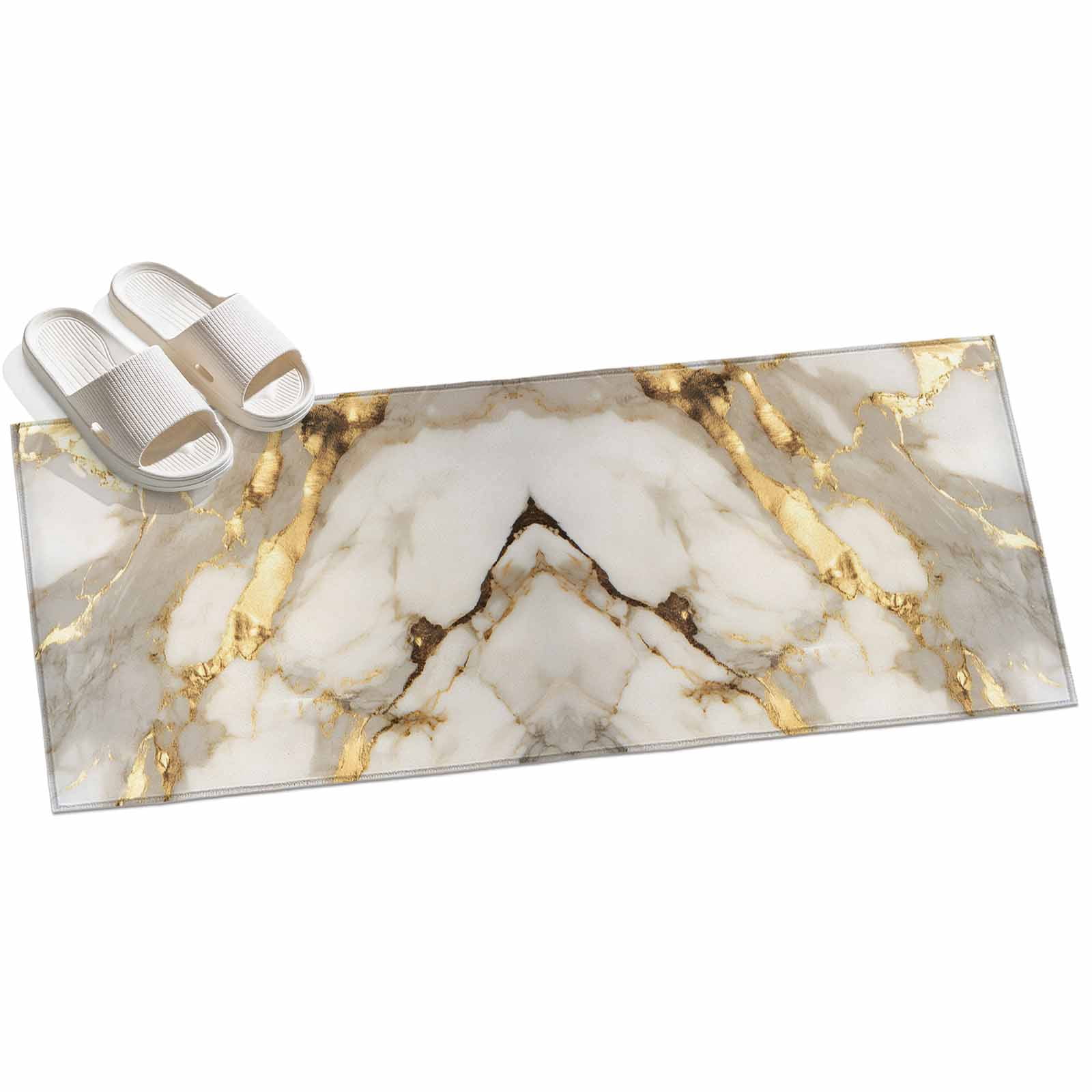 2x6ft Area Rug,Abstract Marble Stone Texture Art Washable Large Rugs ...