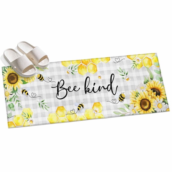 2x6ft Area Rug,Country Daisy Flower Sunflower Washable Large Rugs Soft ...