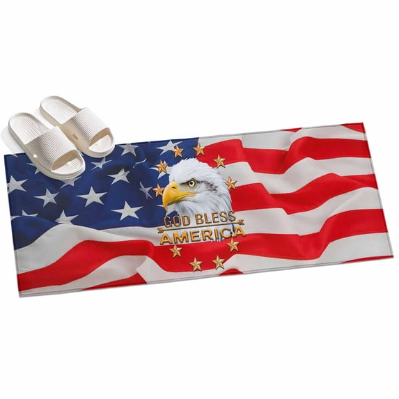 2x6ft Area Rug,Independence Day Anniversary Washable Large Rugs Soft ...