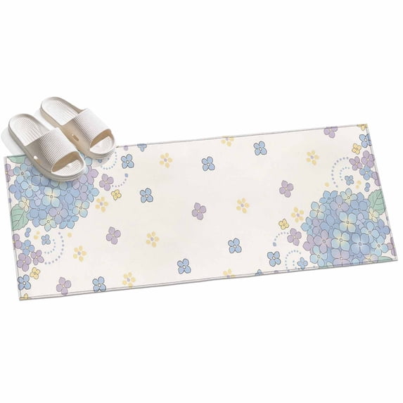 2x6ft Area Rug,Japanese Embroidered Ball Flowers Washable Large Rugs ...