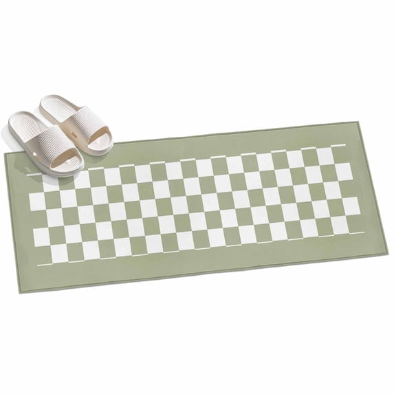 2x6ft Area Rug,Minimalist Classic Buffalo Checker Plaid Washable Large ...