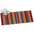 2x6ft Area Rug,Modern Colorful Mexican Stripe Washable Large Rugs Soft ...