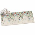 2x6ft Area Rug,Rustic Flower Leaf Butterfly Washable Large Rugs Soft ...