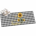 2x6ft Area Rug,Rustic Sunflower Farm Bee Washable Large Rugs Soft Non ...