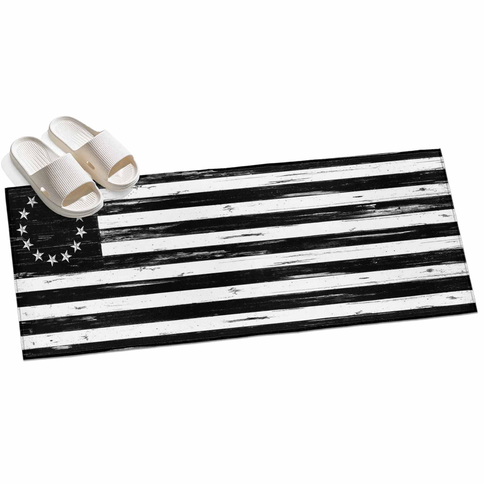 2x6ft Area Rug,USA Flag Independence Day Washable Large Rugs Soft Non ...