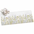 2x6ft Area Rug,Watercolor Pastoral Flower Leaf Washable Large Rugs Soft ...