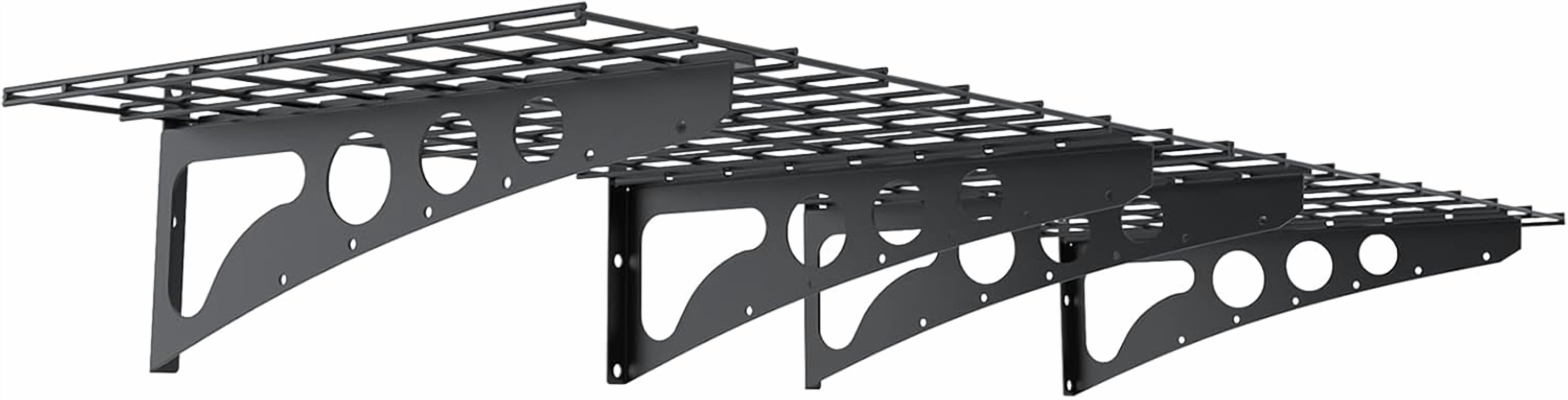 2x6ft Wall Storage Shelves,Total Load 600LBS Heavy Duty Garage Shelving ...