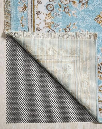 2x8 Ft Rug Pad Gripper for Hardwood Floors, Non Slip Dark Grey Rug Pads ...