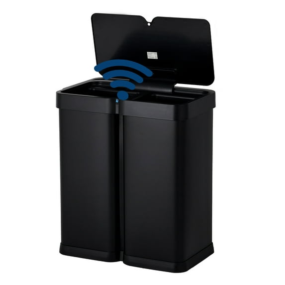 2x8 Gallon Automatic Touchless Trash Cans with Motion Sensor, Dual ...