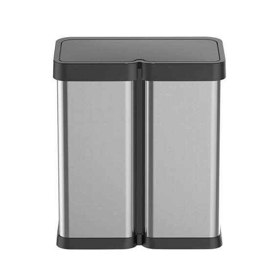 2x8 Gallon Automatic Trash Cans Touchless, Motion Sensor Dual Garbage ...