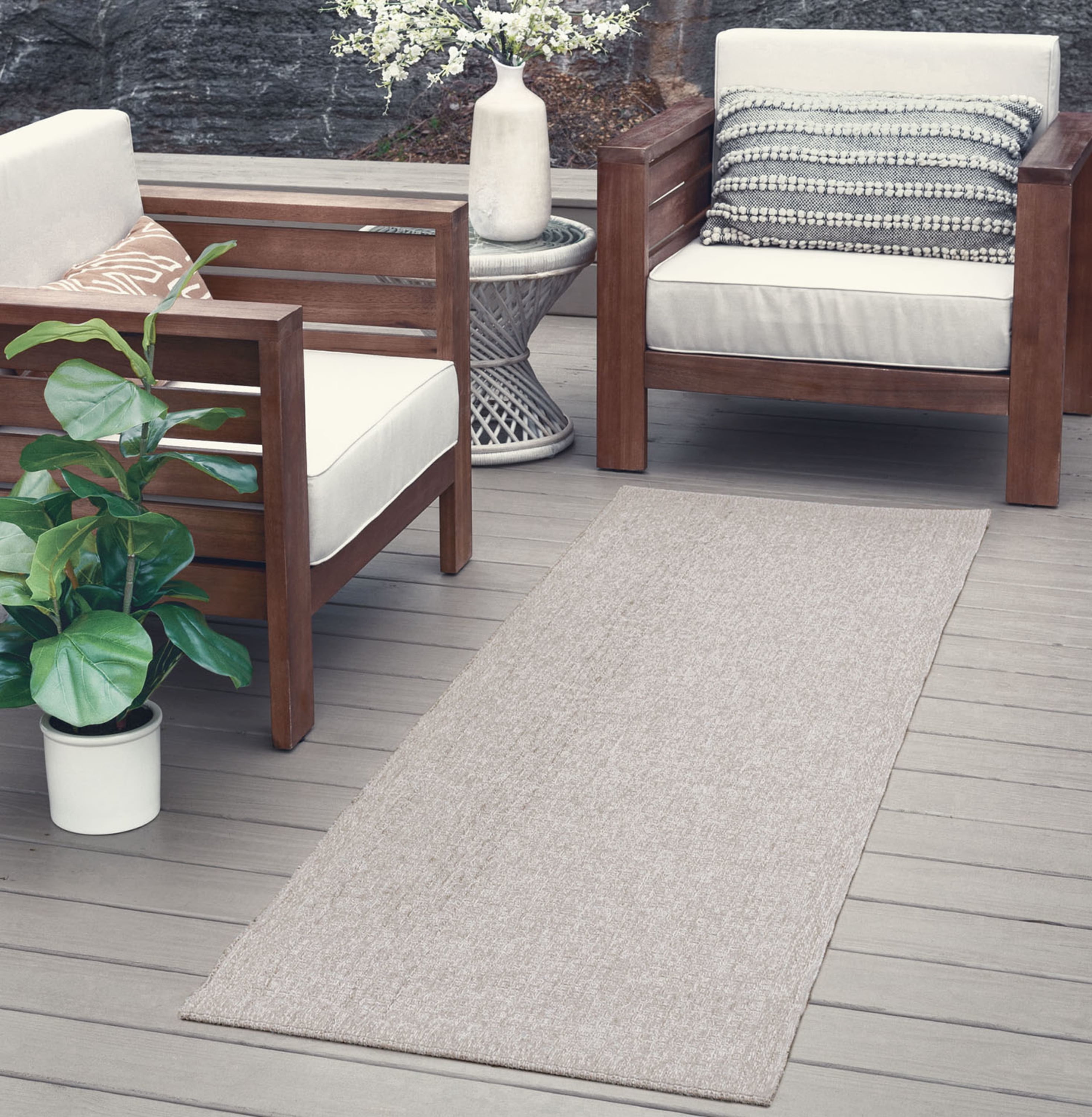 2x8 Water Resistant, Indoor Outdoor Runner Rugs for Patios, Hallway ...