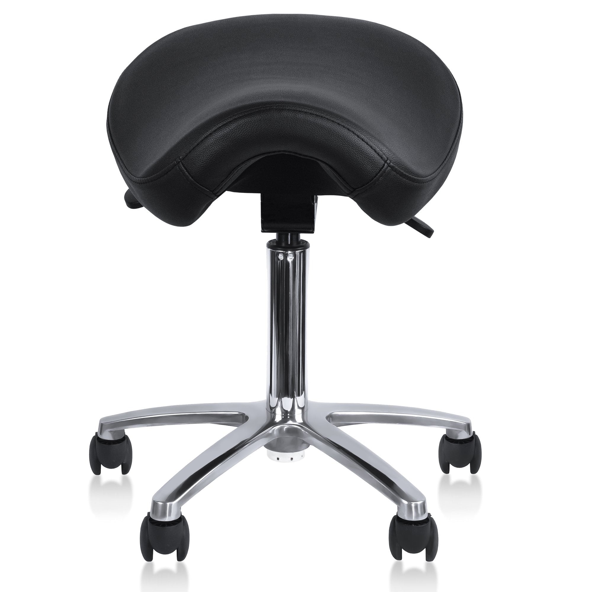 Homelala Ergonomic Saddle Stool, Padded Seat, Adjustable Tilt & Height ...