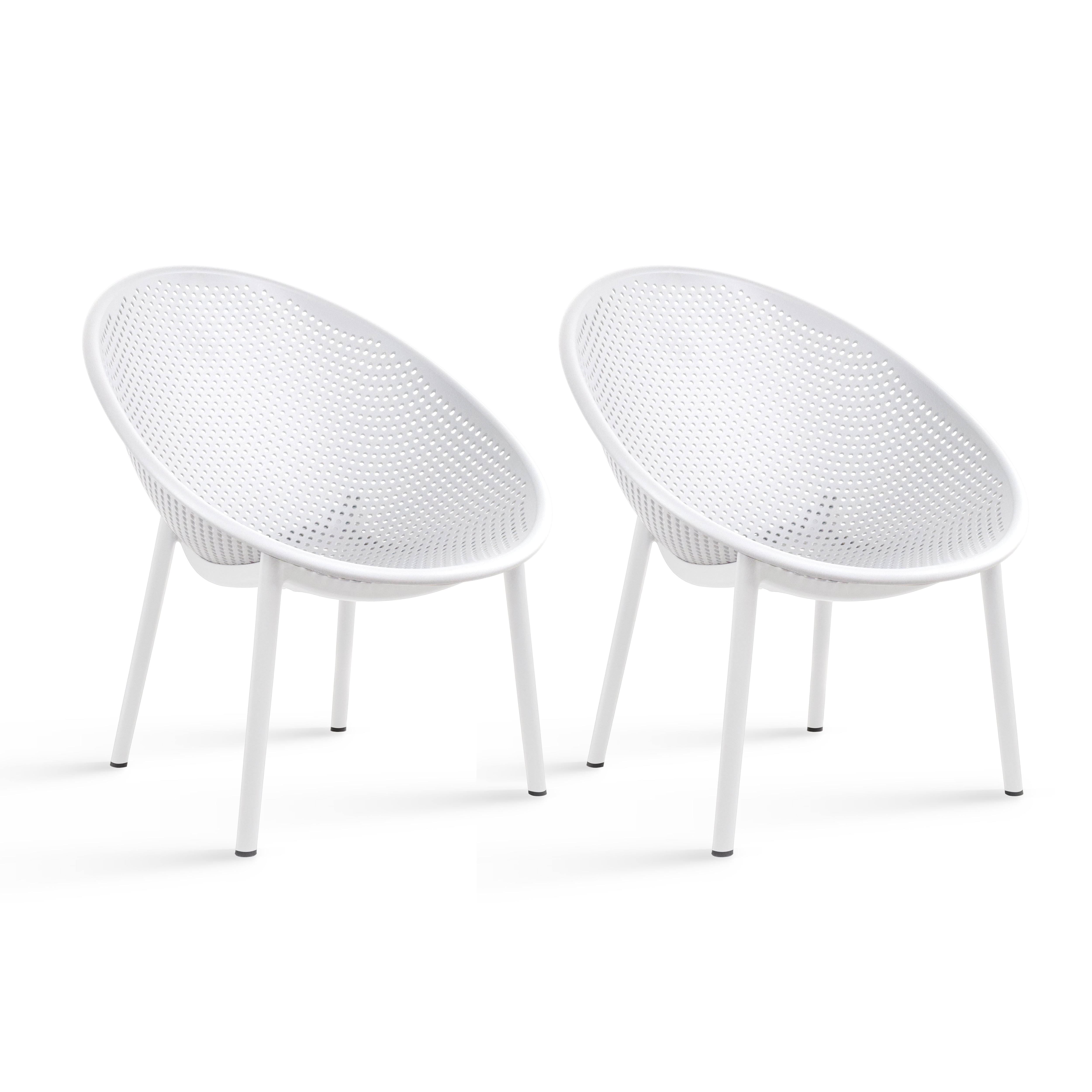 2xhome Set of 2 Mid-Century Modern Plastic Lounge Chair Plastic Legs ...