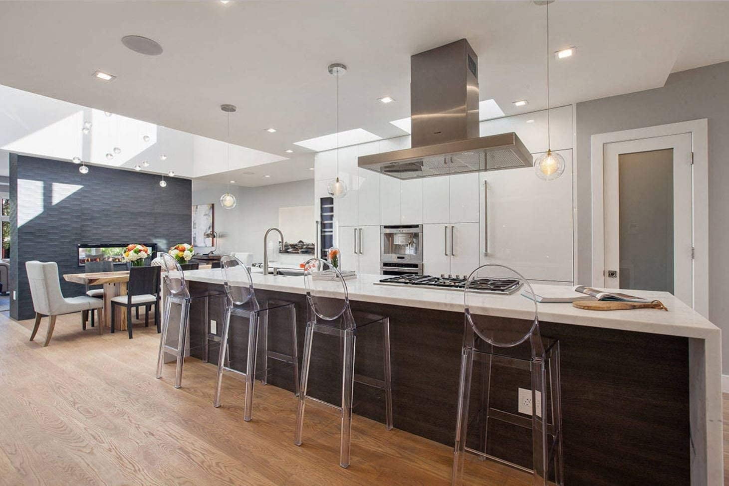 2xhome Transparent Ghost bar Stool, 30 inches, Clear,1 piece - Walmart.com