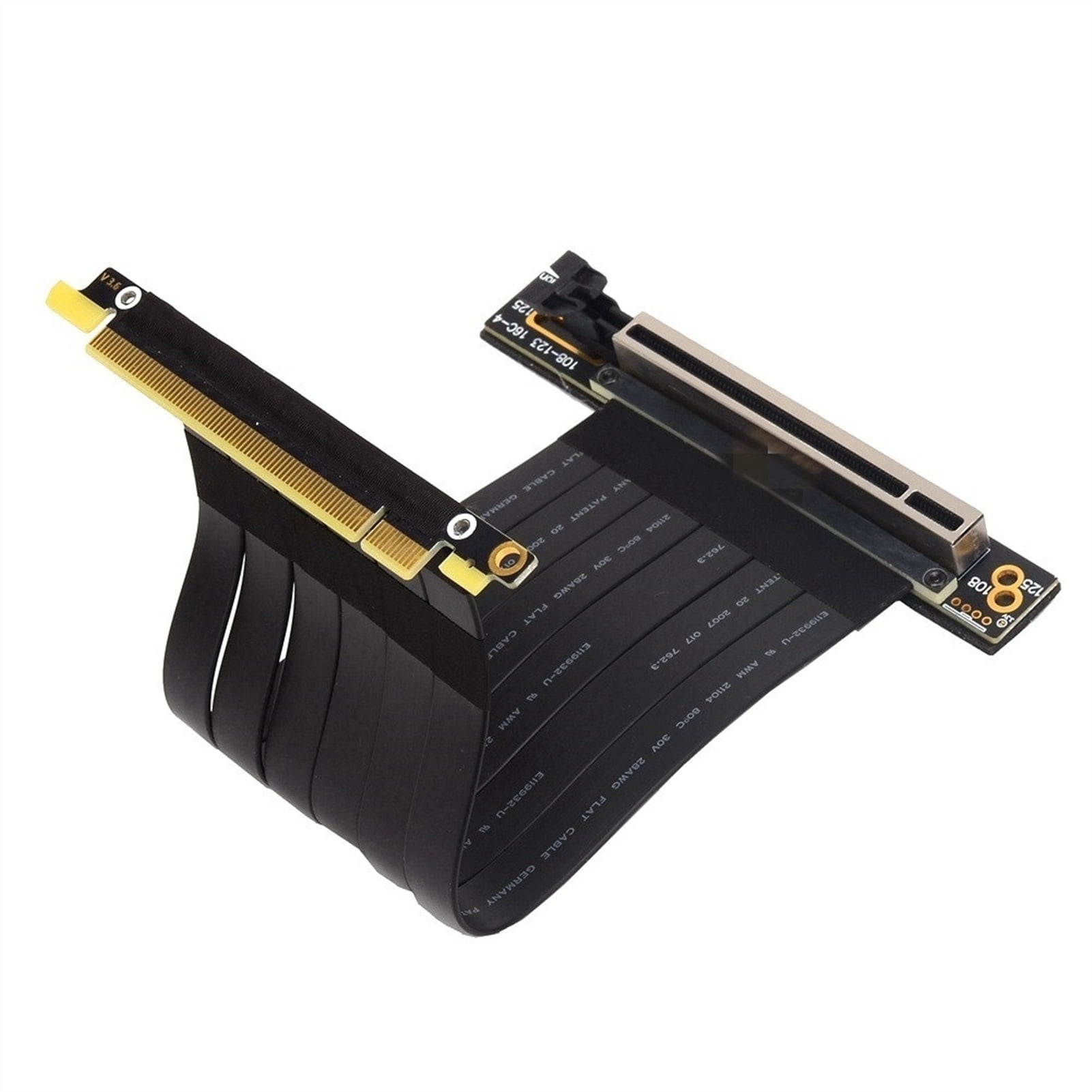 3.0 Double 90 Degree Right Angle PCIe 3.0 X16 X16 Extension Cable 16x ...