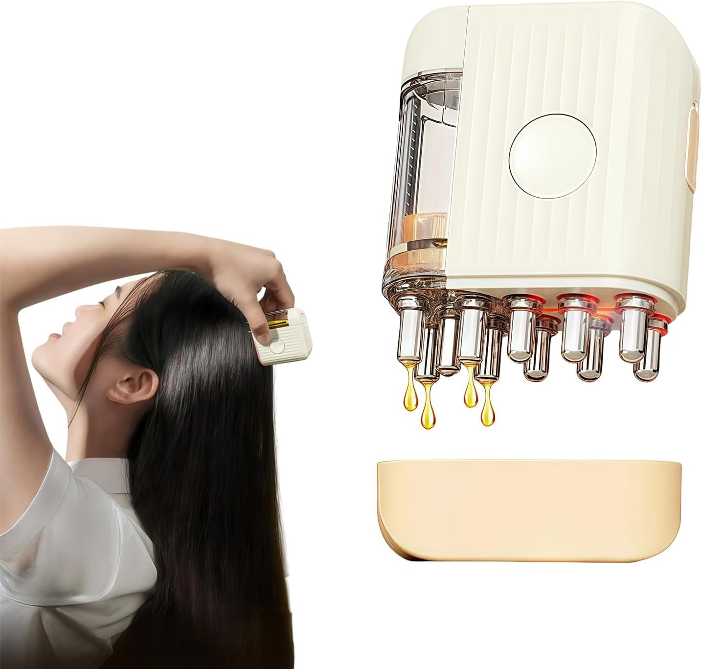 3.0 Scalp Machine, Effortless Hair Oil Applicator, Ideal for Thinning ...