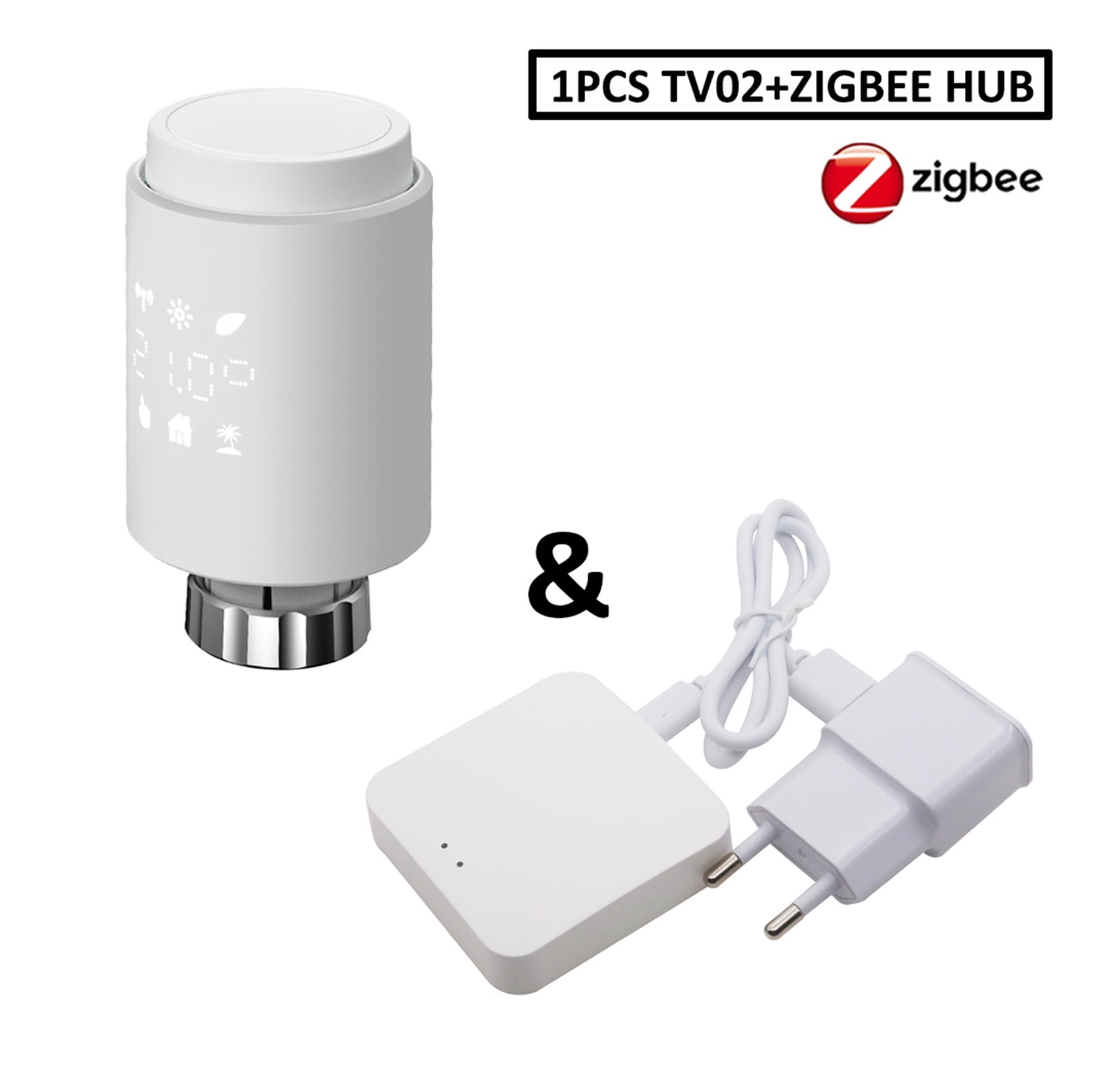 3.0 Smart WIFI Thermostatic Radiator Valve Actuator TRV Programmable ...