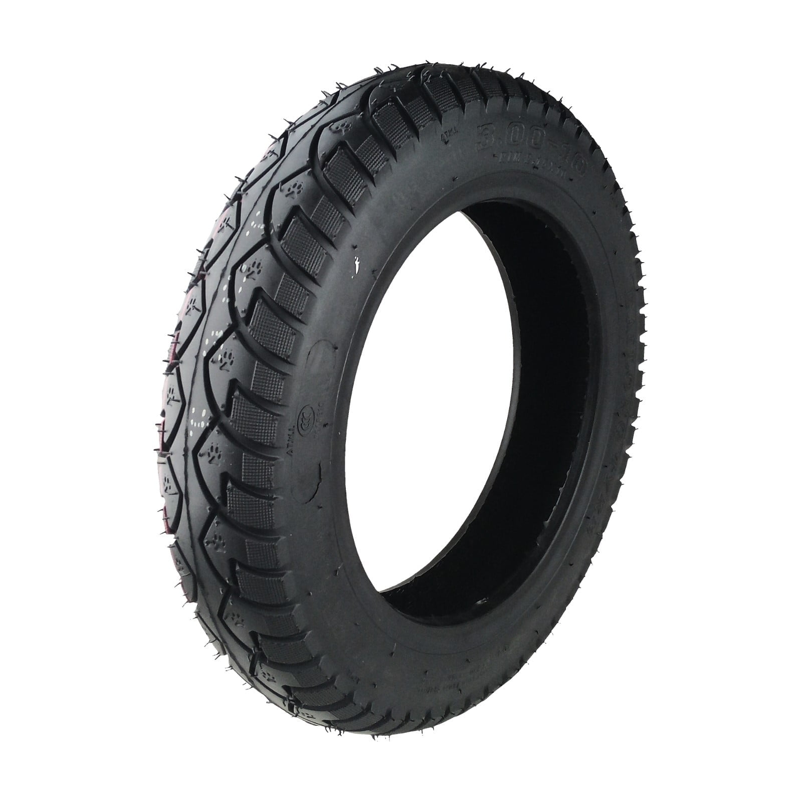 3.00-10 Tubeless Scooter Tire for Front Rear 10-Inch Rim GY6 50cc ...