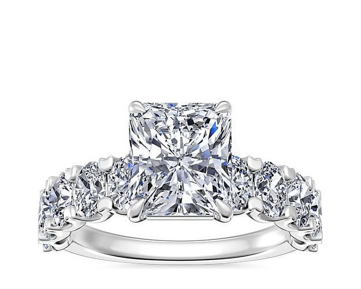 3.00 Ct Elegent Radiant Cut Natural Diamond (F-G/VS1) Solitiare ...