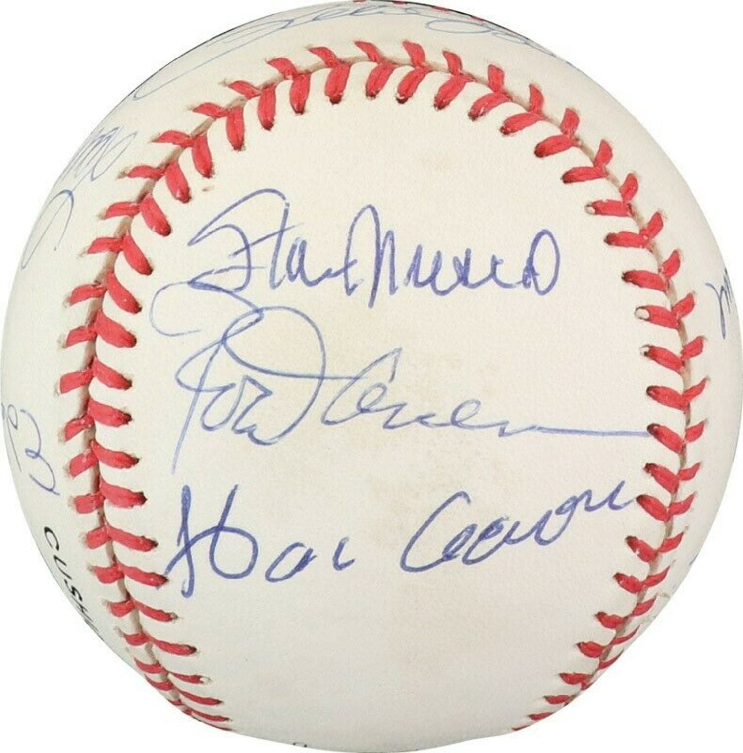 3,000 Hit Club Signed Baseball 11 Sigs Hank Aaron Stan Musial PSA DNA ...