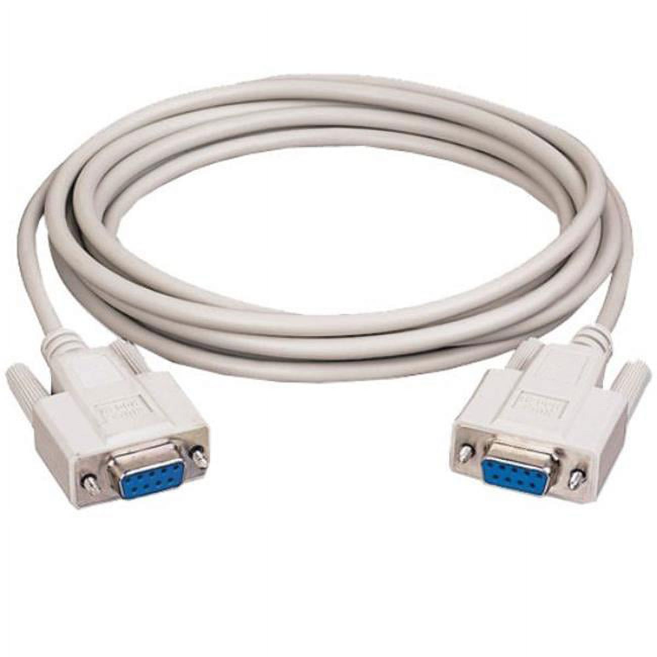 3.05 m RS-232 Serial Null Modem Cable for DB9F-DB9F - Walmart.com