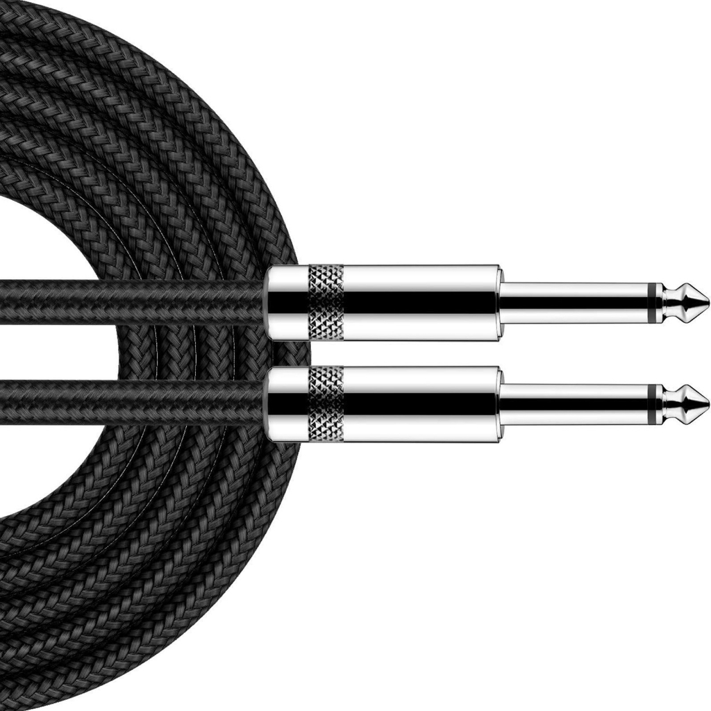 3.0m lONG 6.35mm Cable OFC Layer Shielding for Studio Guitar Bass ...