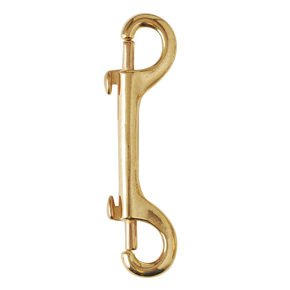 3-1/2" Horse Tack Hardware Solid Brass Double End Snap Hook 8 Pcs ...