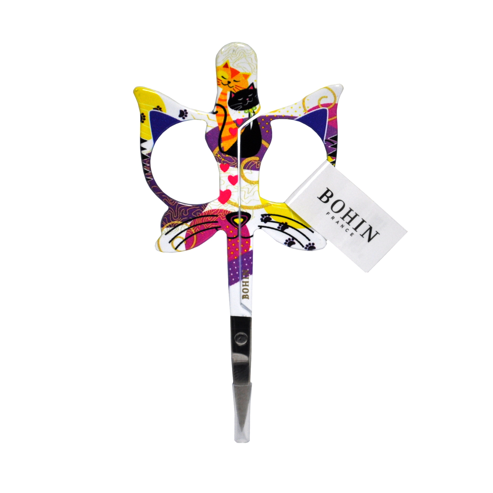 3 1/2 Inch Cat Embroidery Scissors Purple - Walmart.com