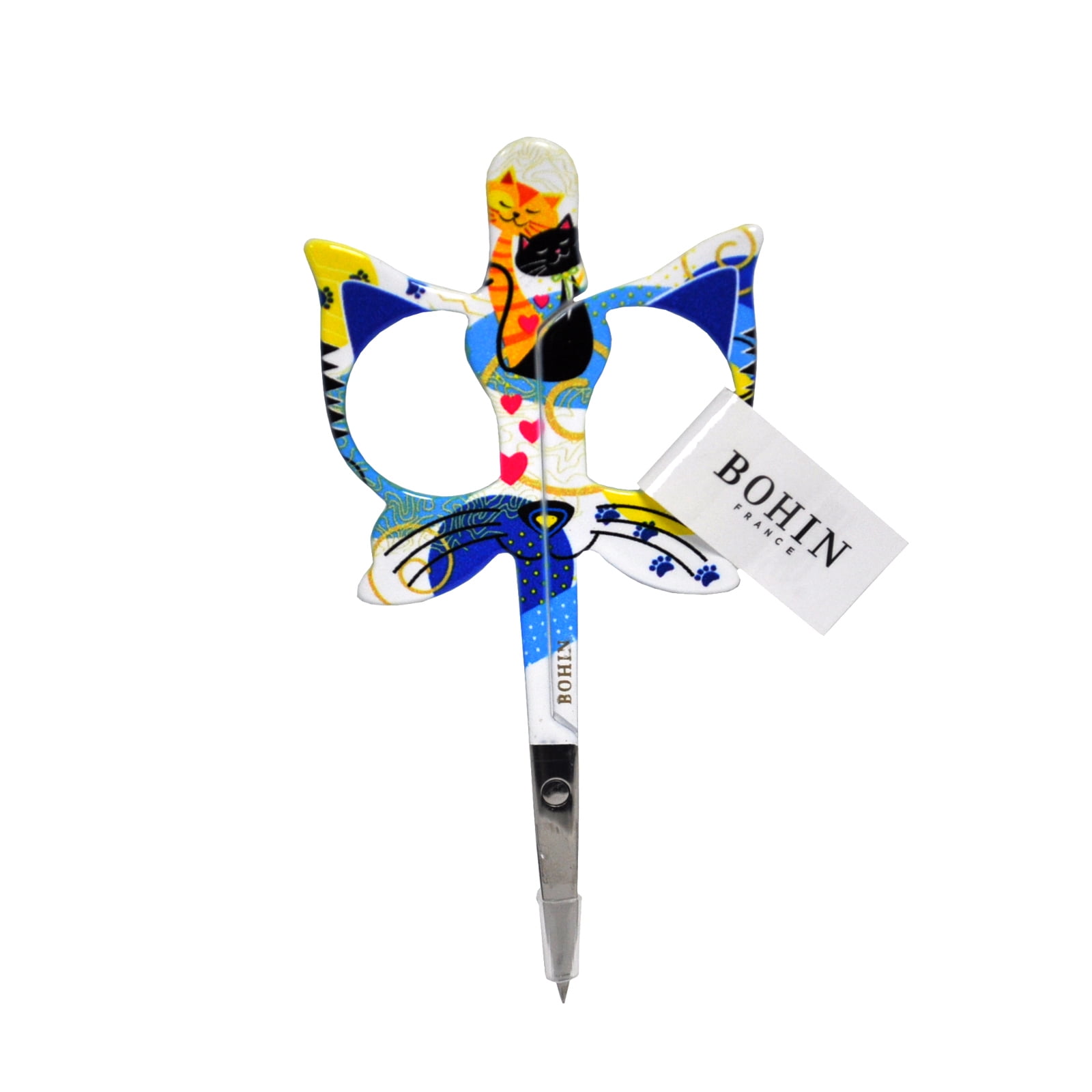 3 1/2 Inch Cat Embroidery Scissors Teal - Walmart.com