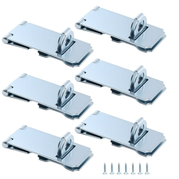 CERPXFF-2 Pcs Stainless Steel Padlock Hasp, 3 Inch Lock Hasp Latch Door ...