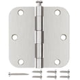 3 1/2 Inch Satin Nickel 24 Pack Interior Door Hinges - Walmart.com