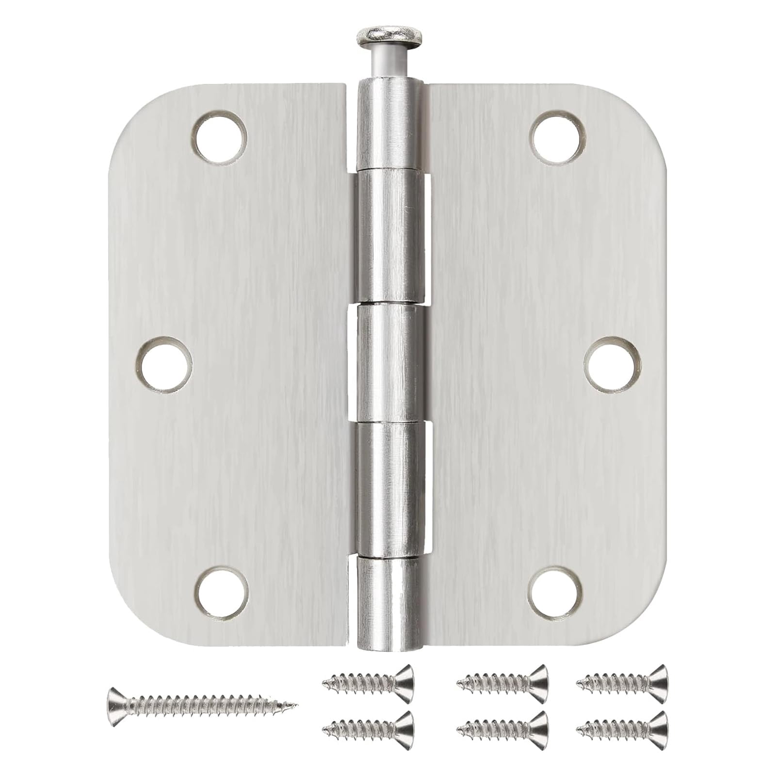 3 1/2 Inch Satin Nickel No Squeak 18 Pack Interior Door Hinges ...