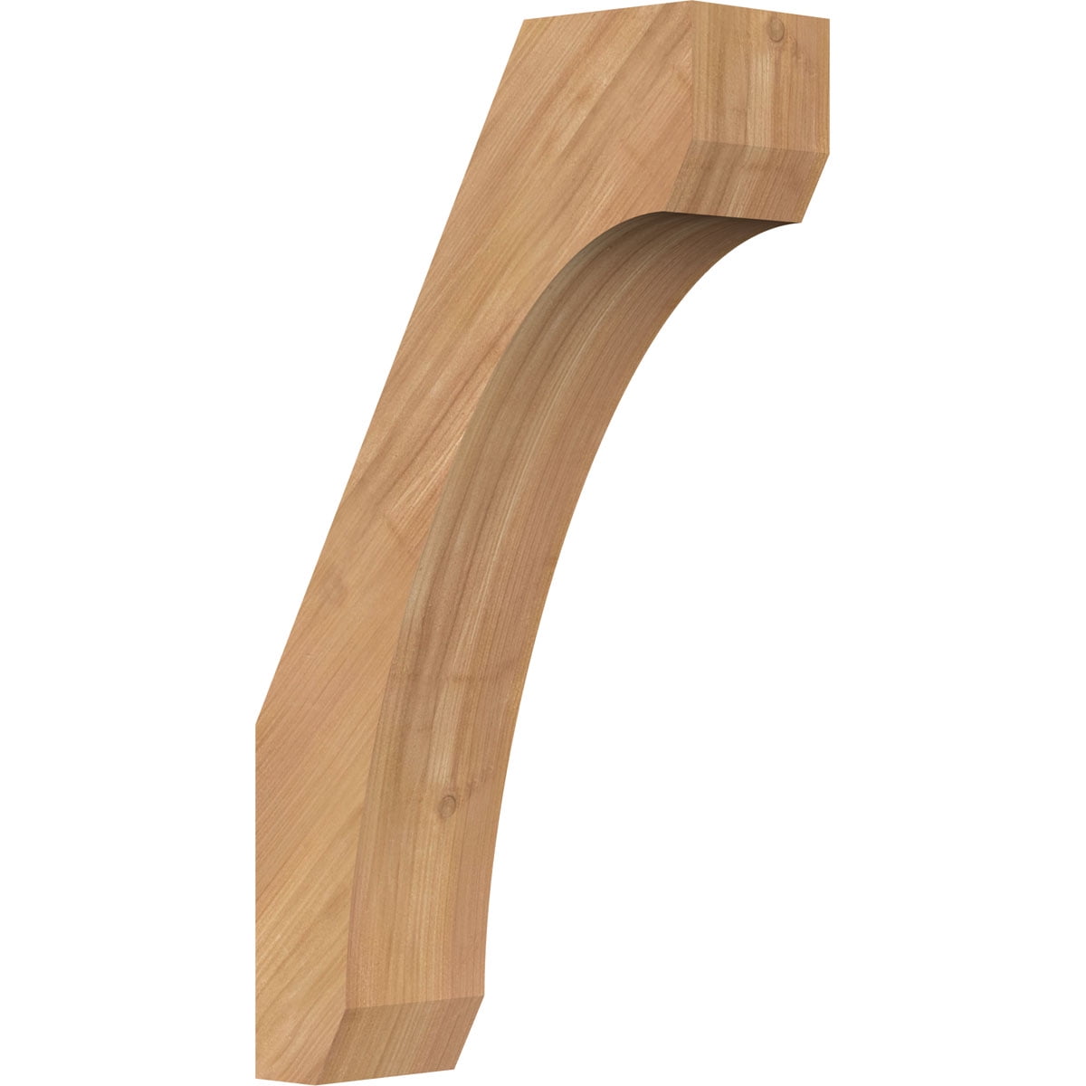 3 1/2"W x 10"D x 18"H Legacy Smooth Knee Brace, Western Red Cedar ...