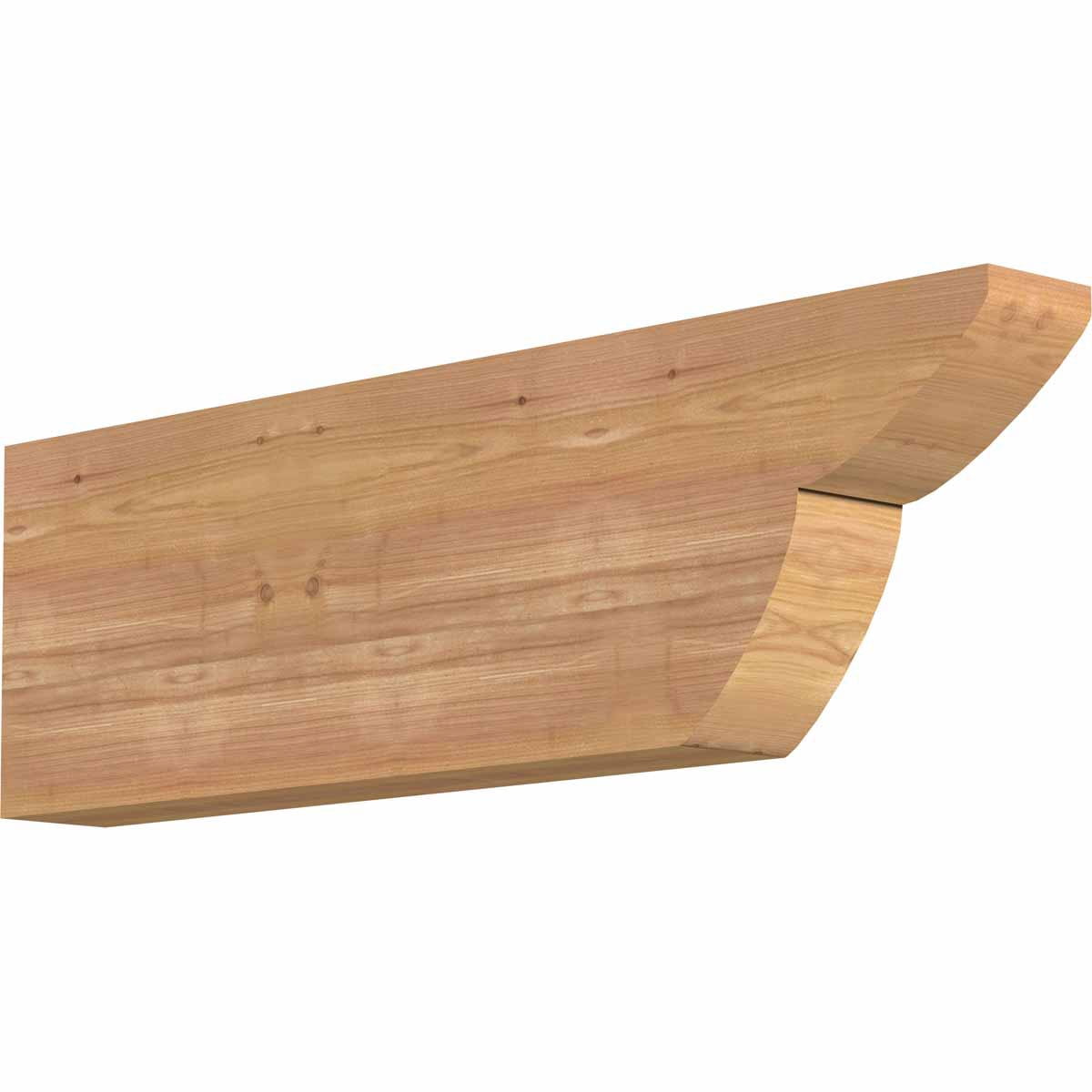 3 1/2"W x 10"H x 32"L Crestline Smooth Rafter Tail, Western Red Cedar ...