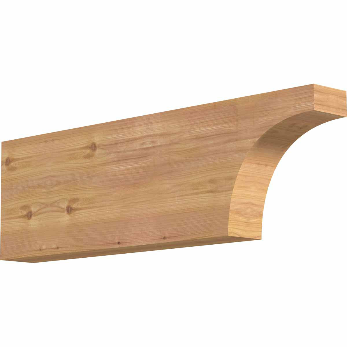 3 1/2"W x 10"H x 32"L Huntington Smooth Rafter Tail, Western Red Cedar ...