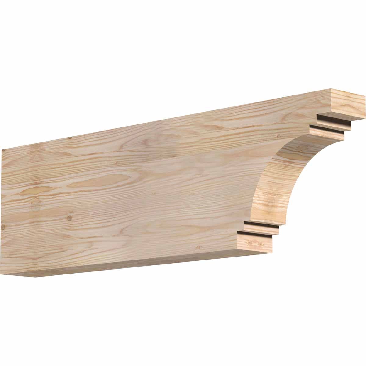3 1/2"W x 10"H x 32"L Pescadero Smooth Rafter Tail, Douglas Fir ...