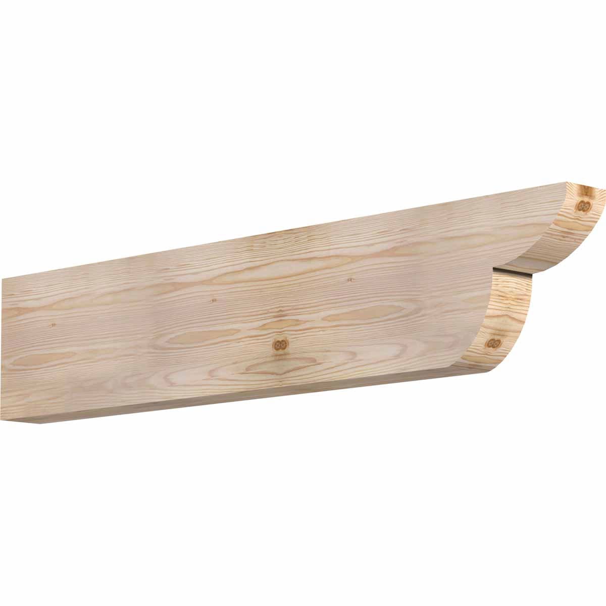 3 1/2"W x 10"H x 48"L Crestline Smooth Rafter Tail, Douglas Fir ...