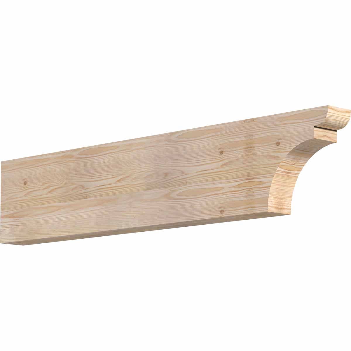 3 1/2"W x 10"H x 48"L Yorktown Smooth Rafter Tail, Douglas Fir ...