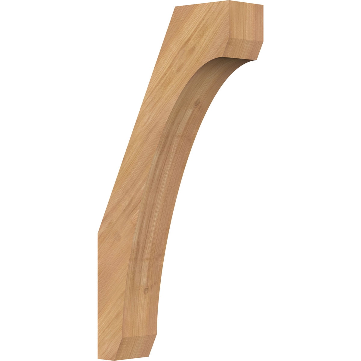 3 1/2"W x 12"D x 24"H Legacy Smooth Knee Brace, Western Red Cedar ...