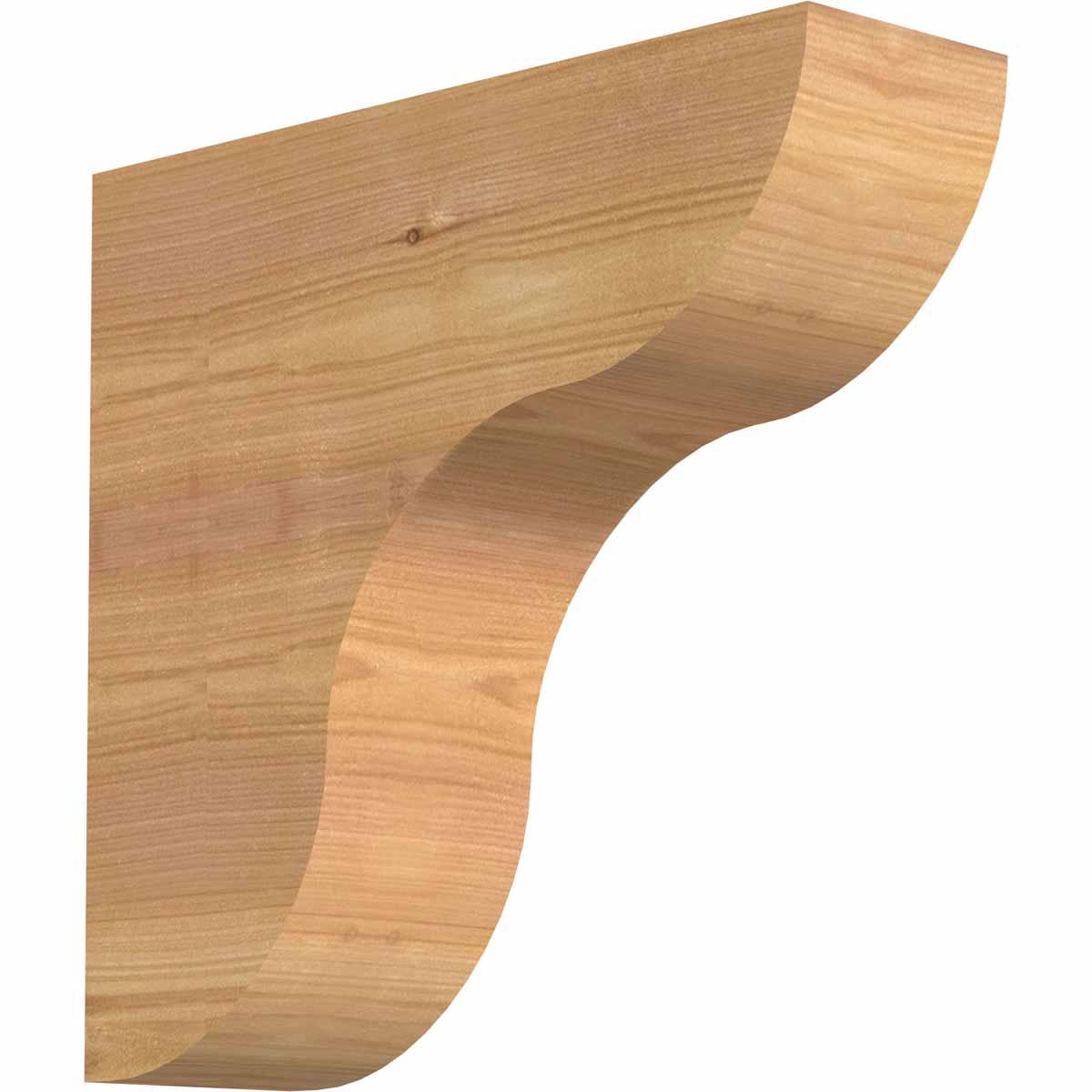 3 1/2"W x 12"H x 12"L Carmel Smooth Rafter Tail, Western Red Cedar ...