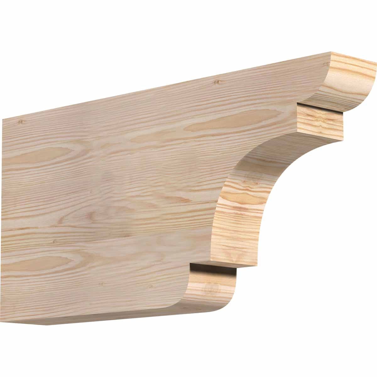 3 1/2"W x 12"H x 24"L New Brighton Smooth Rafter Tail, Douglas Fir ...