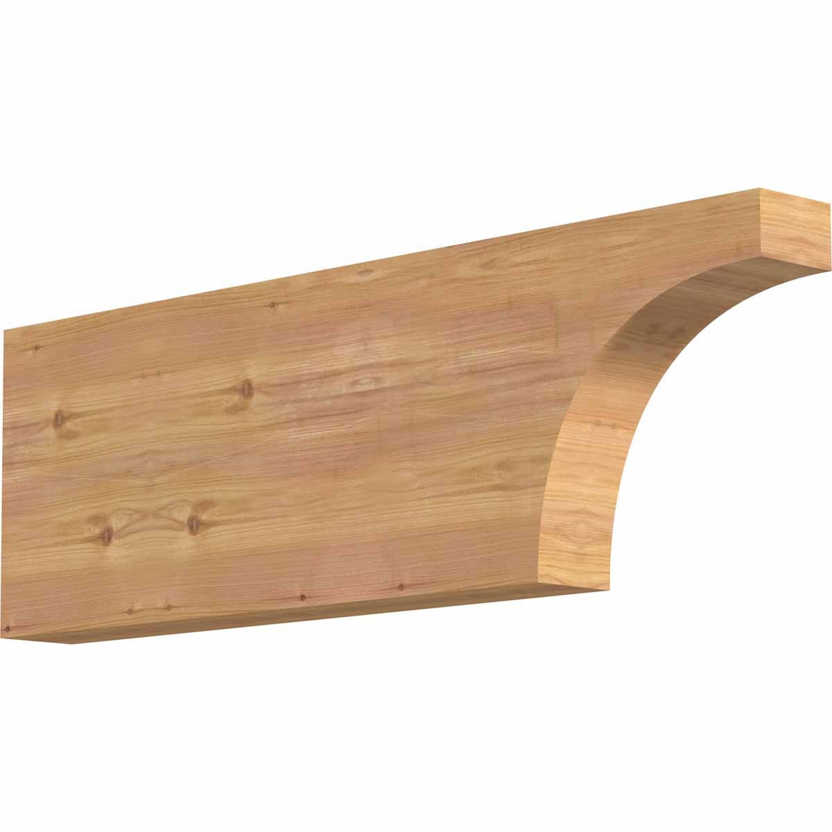 3 1/2"W x 12"H x 36"L Huntington Smooth Rafter Tail, Western Red Cedar ...