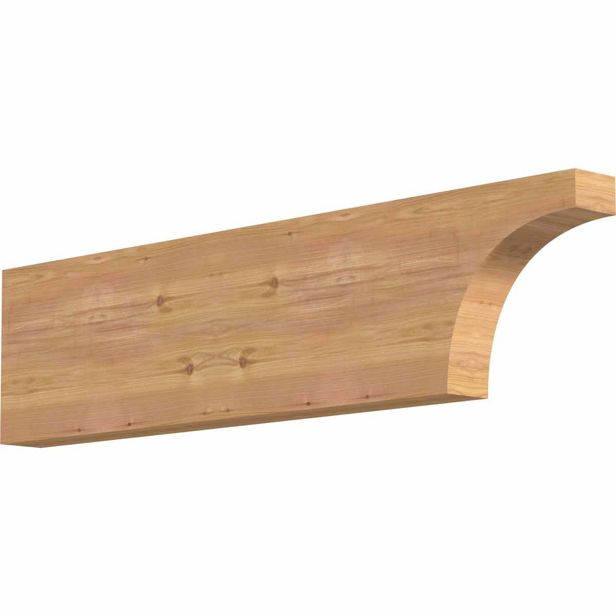 3 1/2"W x 12"H x 48"L Huntington Smooth Rafter Tail, Western Red Cedar ...