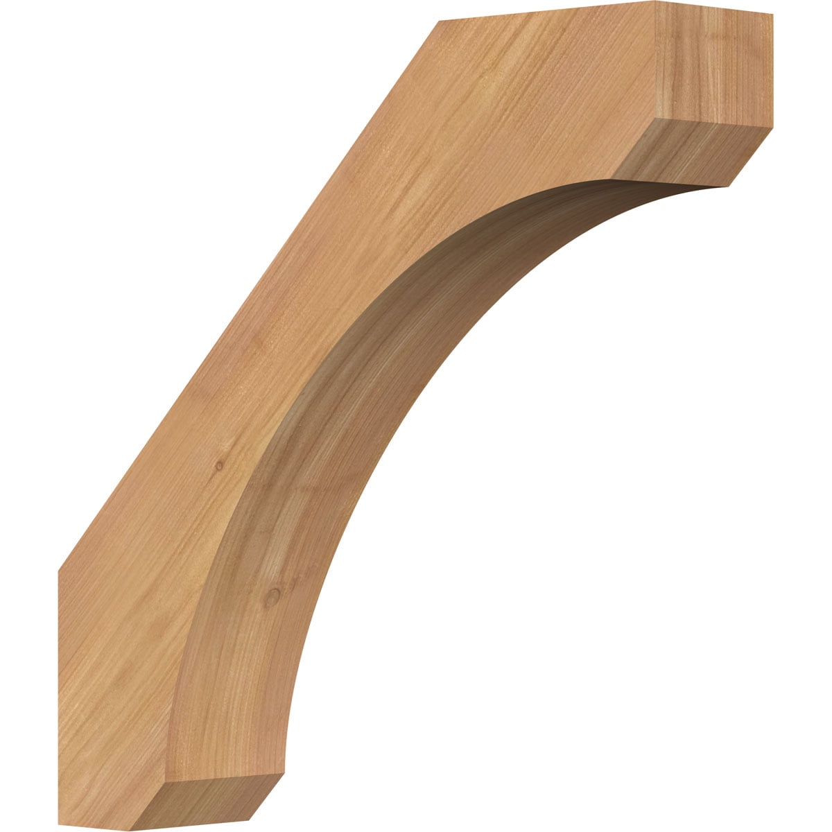 3 1/2"W x 16"D x 16"H Legacy Smooth Knee Brace, Western Red Cedar ...