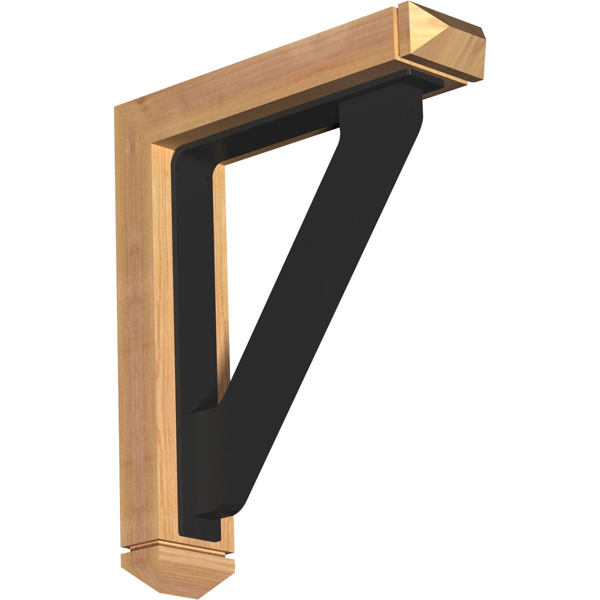 3 1/2"W x 16"D x 19"H Traditional Arts & Crafts Ironcrest Smooth ...