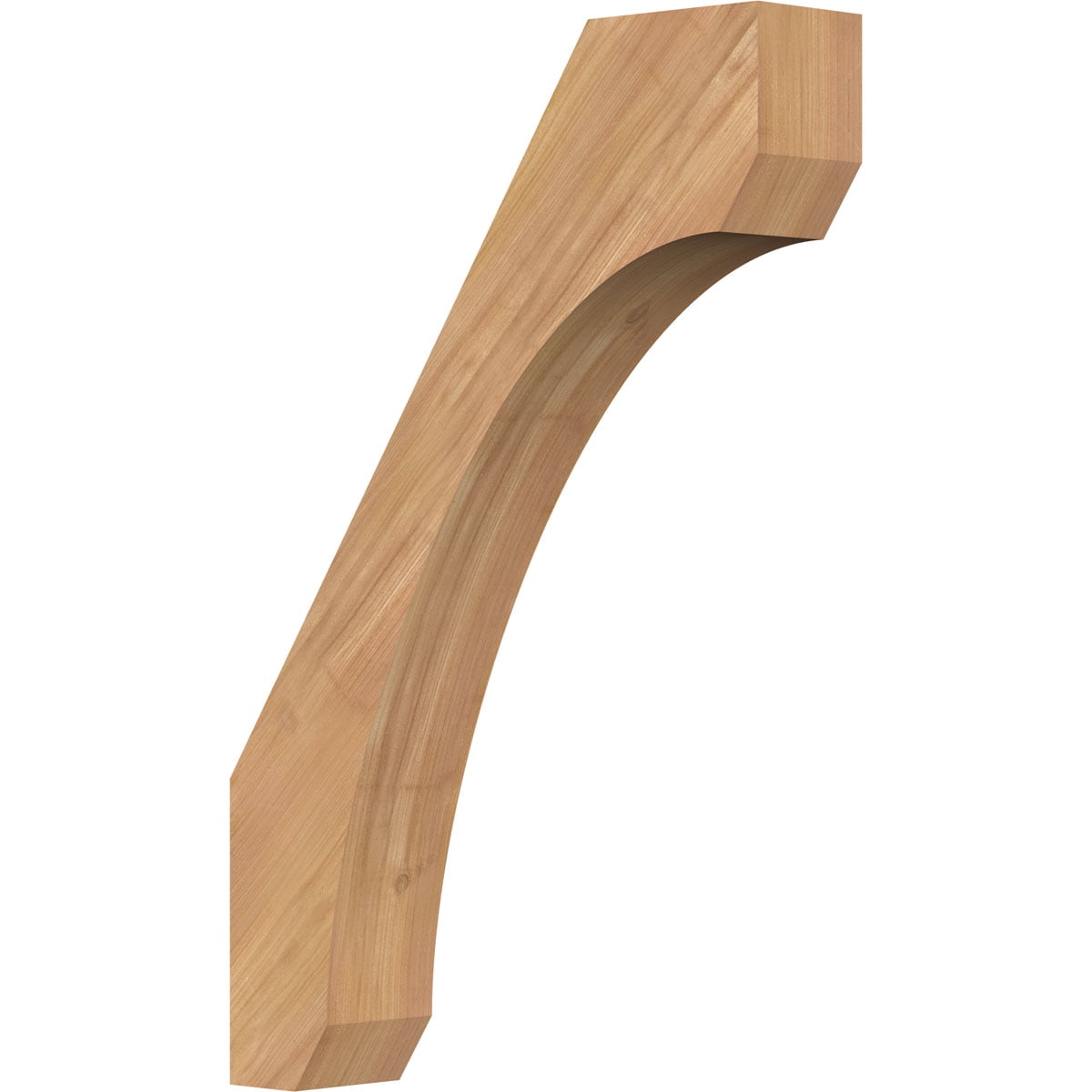 3 1/2"W x 16"D x 24"H Legacy Smooth Knee Brace, Western Red Cedar ...
